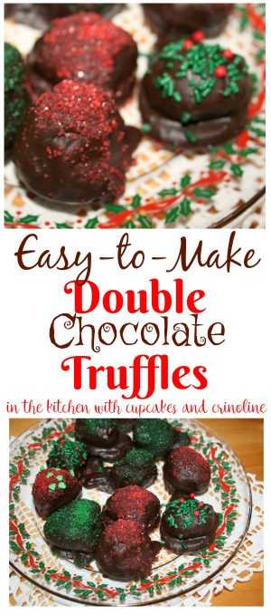 Easy-to-Make Double Chocolate Truffles - The How-To Home