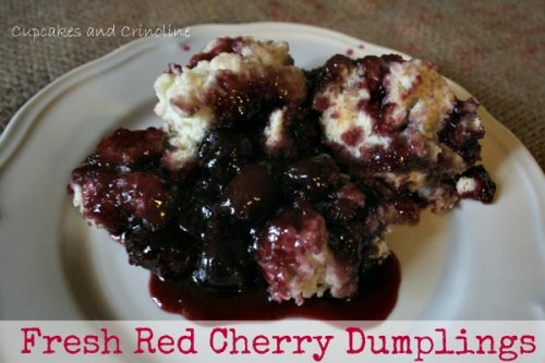 Fresh Cherry Dumplings