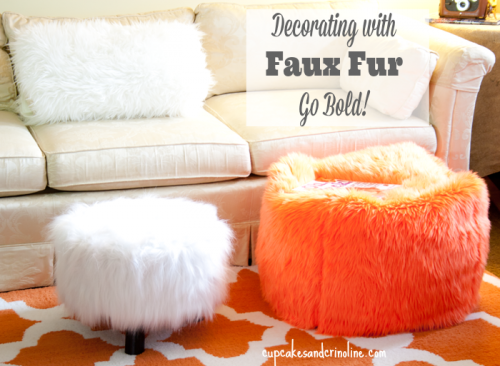 Decorating with Faux Fur ~ Go BOLD! - The How-To Home