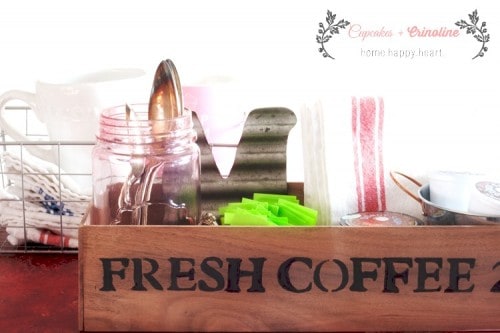 Coffee Station Organization - The How-To Home