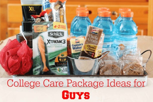 College Care Package Ideas for Guys - The How-To Home