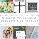 7 Back to School Projects and Printables - The How-To Home