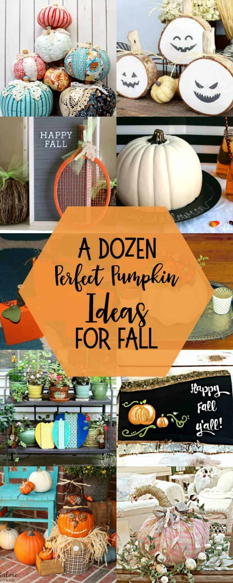 12 Perfect Pumpkin Ideas for Fall - The How-To Home