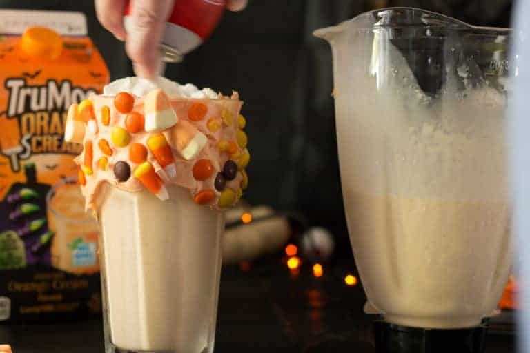 How-To Make a Halloween Inspired Milkshake - The How-To Home
