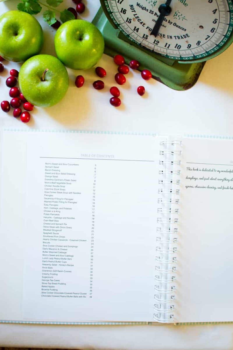 Family Memories Preserved in a Family Cookbook - A Wonderful Gift - The ...