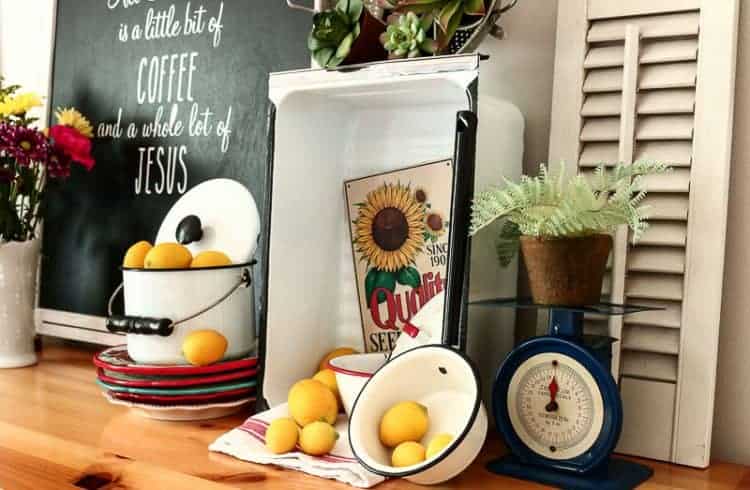 Enamelware Decorating Ideas - The How-To Home