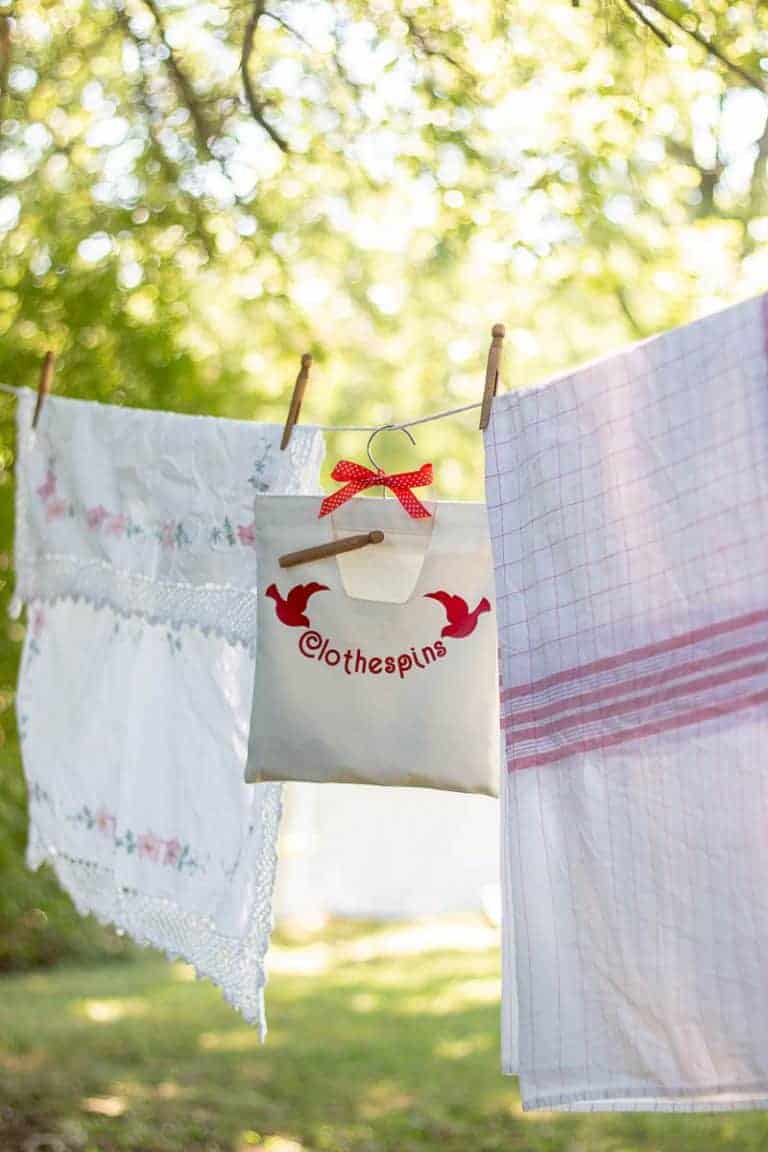 Easy Clothespin Bag DIY - The How-To Home
