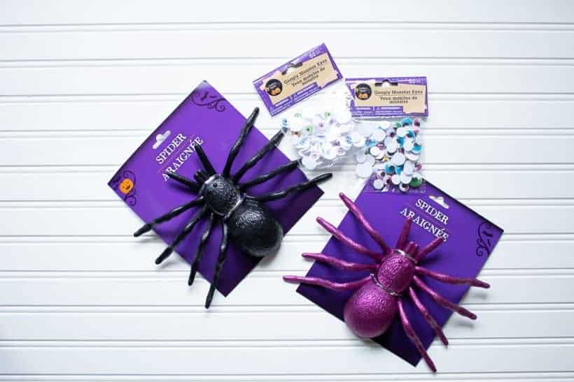 Dollar Store Halloween - Mr. and Mrs. Spider - The How-To Home