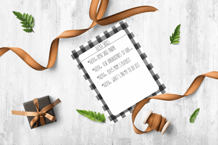 Amazon Alexa Skills Printable - The How-To Home