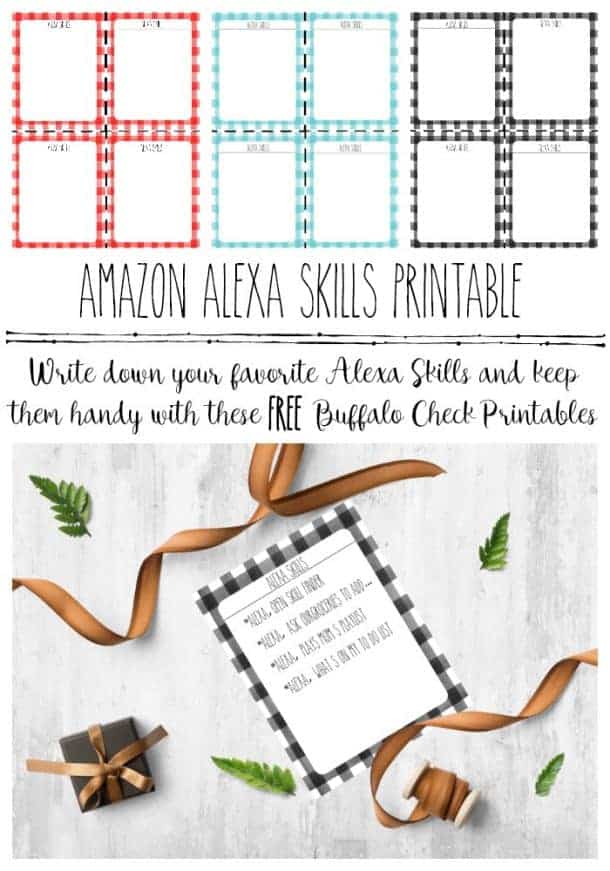 Amazon Alexa Skills Printable - The How-To Home