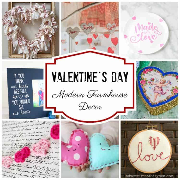 Valentine's Day Modern Farmhouse Decor - The How-To Home