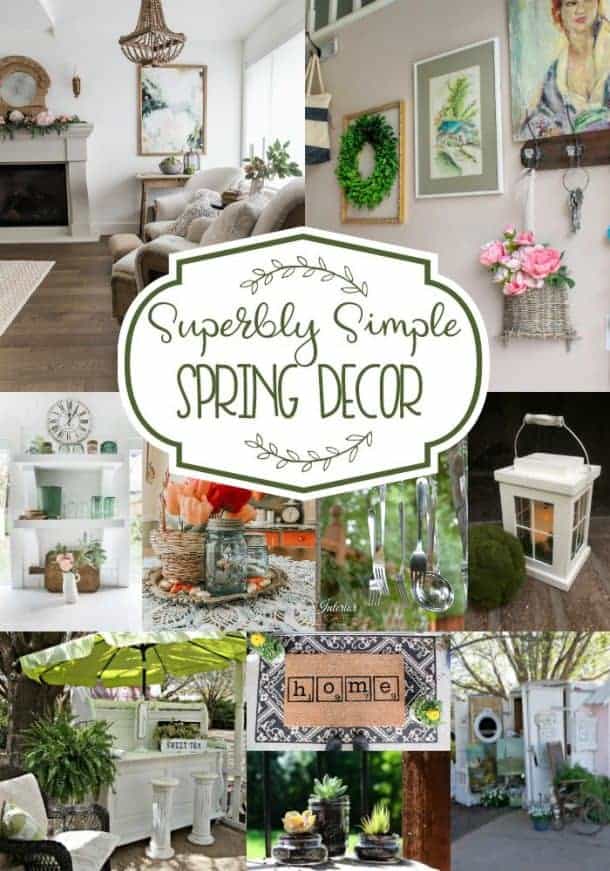 Superbly Simple Spring Decor - The How-To Home