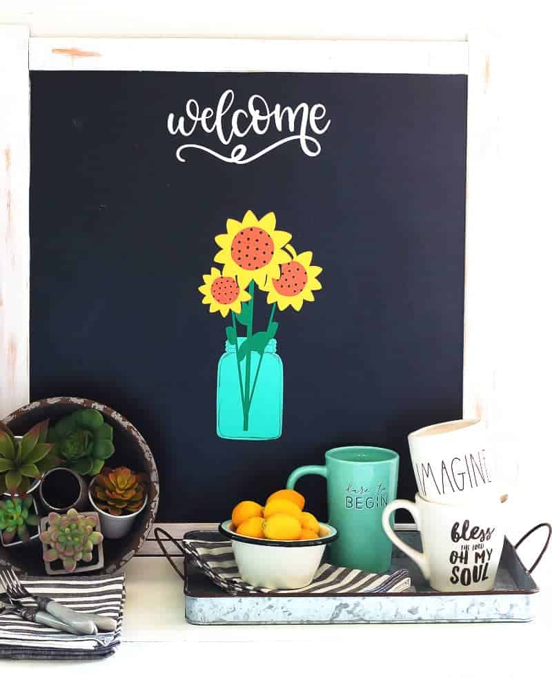 Fun Fall Cricut Home Decor - The How-To Home