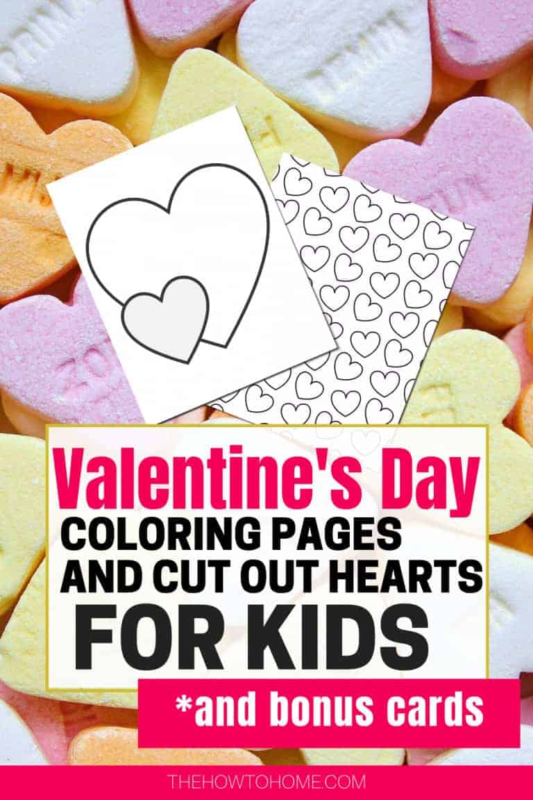 Valentine's Day Coloring Pages for Kids - The How-To Home