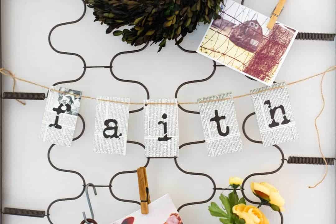 How-To Decorate with Repurposed Crib Springs - The How-To Home