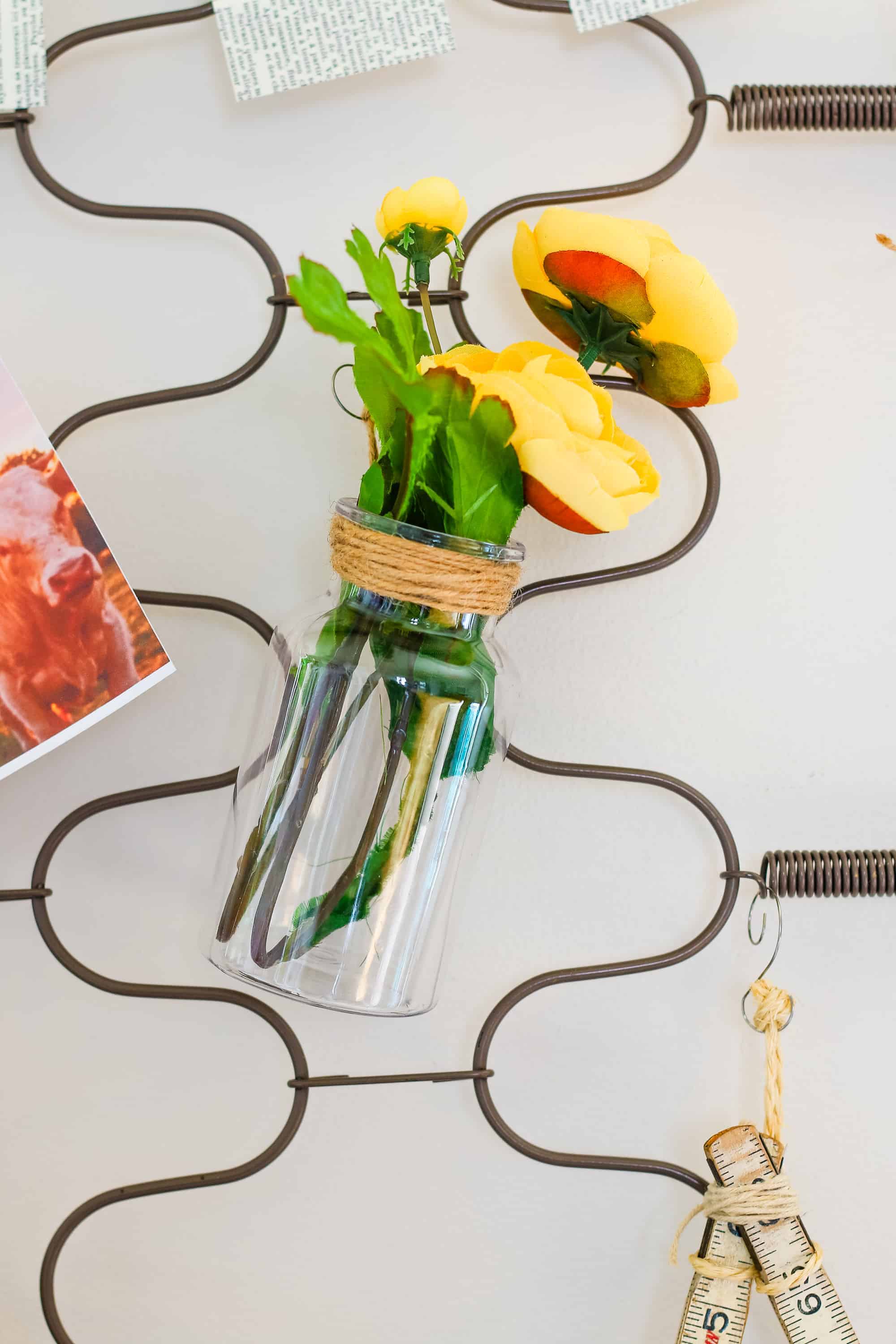 How-To Decorate with Repurposed Crib Springs - The How-To Home