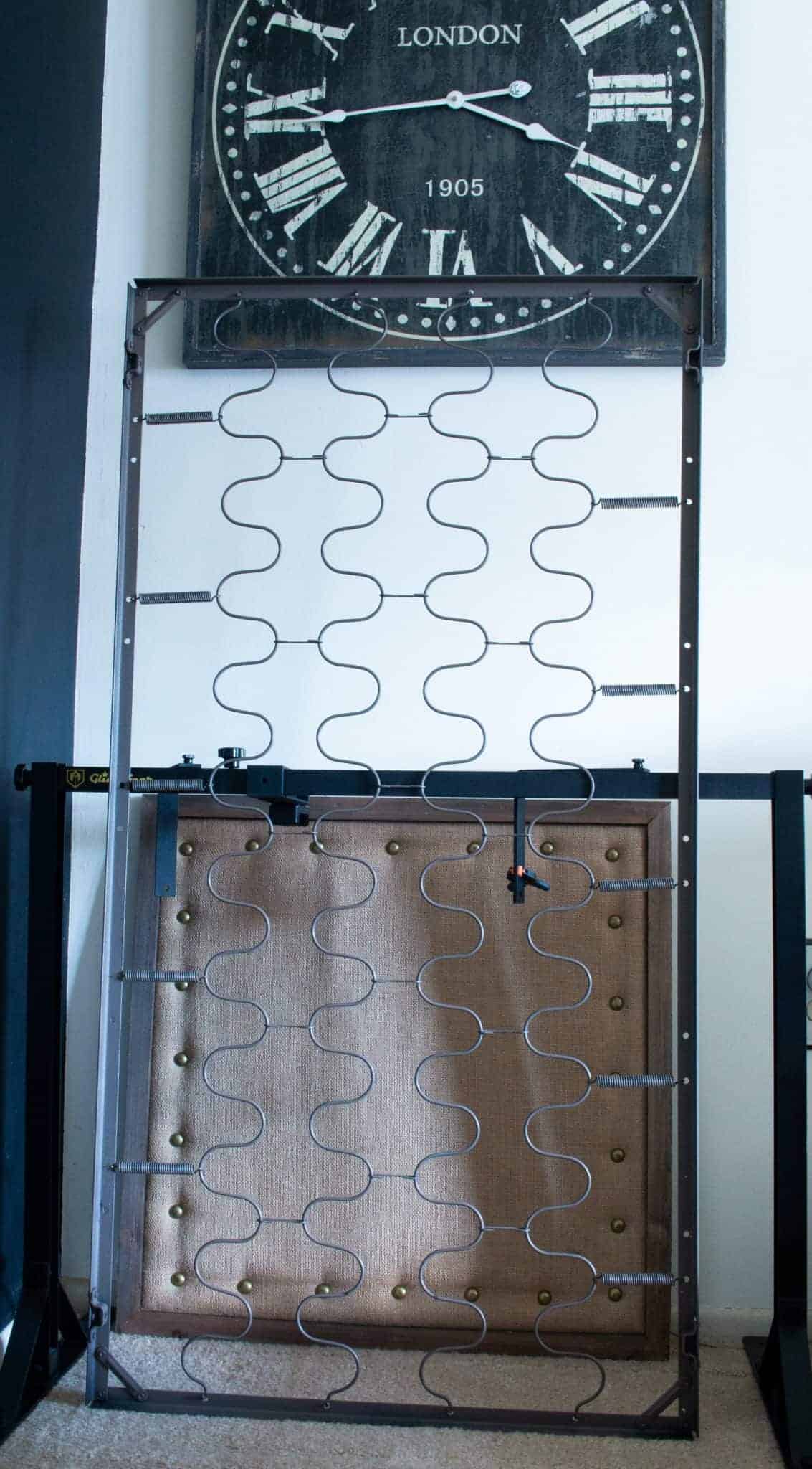 How-To Decorate with Repurposed Crib Springs - The How-To Home