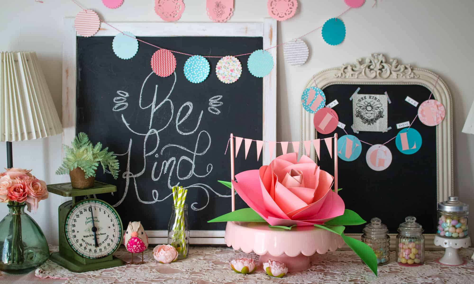 How-To Make Shabby Chic Party Decor - The How-To Home