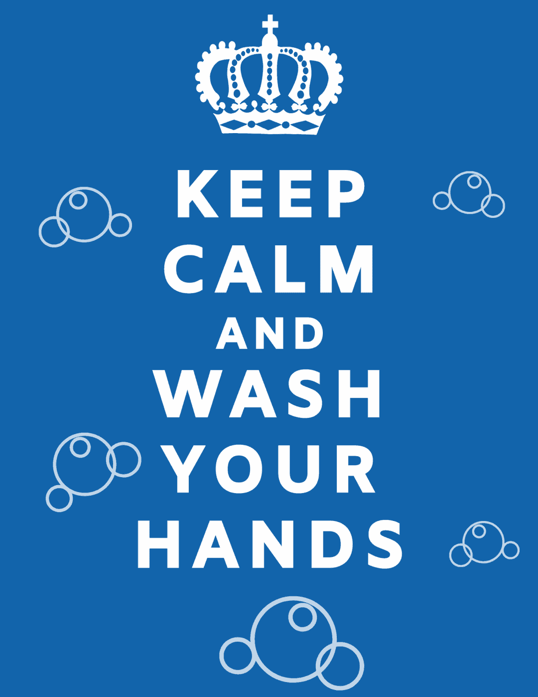 Keep Calm and Wash Your Hands - Free Printable - The How-To Home