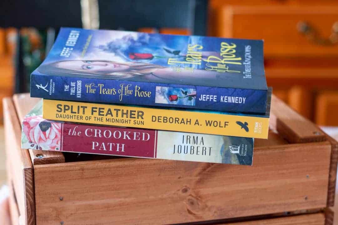 Dollar Tree Hand Stamped Book Stacks - The How-To Home