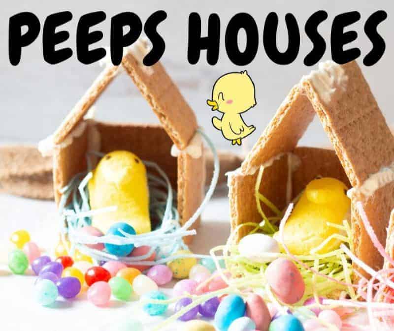 Easter PEEPS Houses - The How-To Home