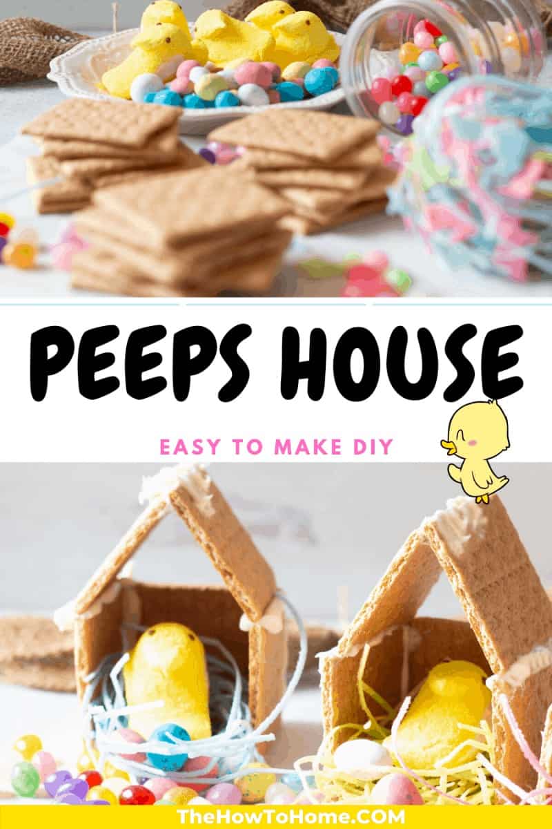 Easter PEEPS Houses - The How-To Home