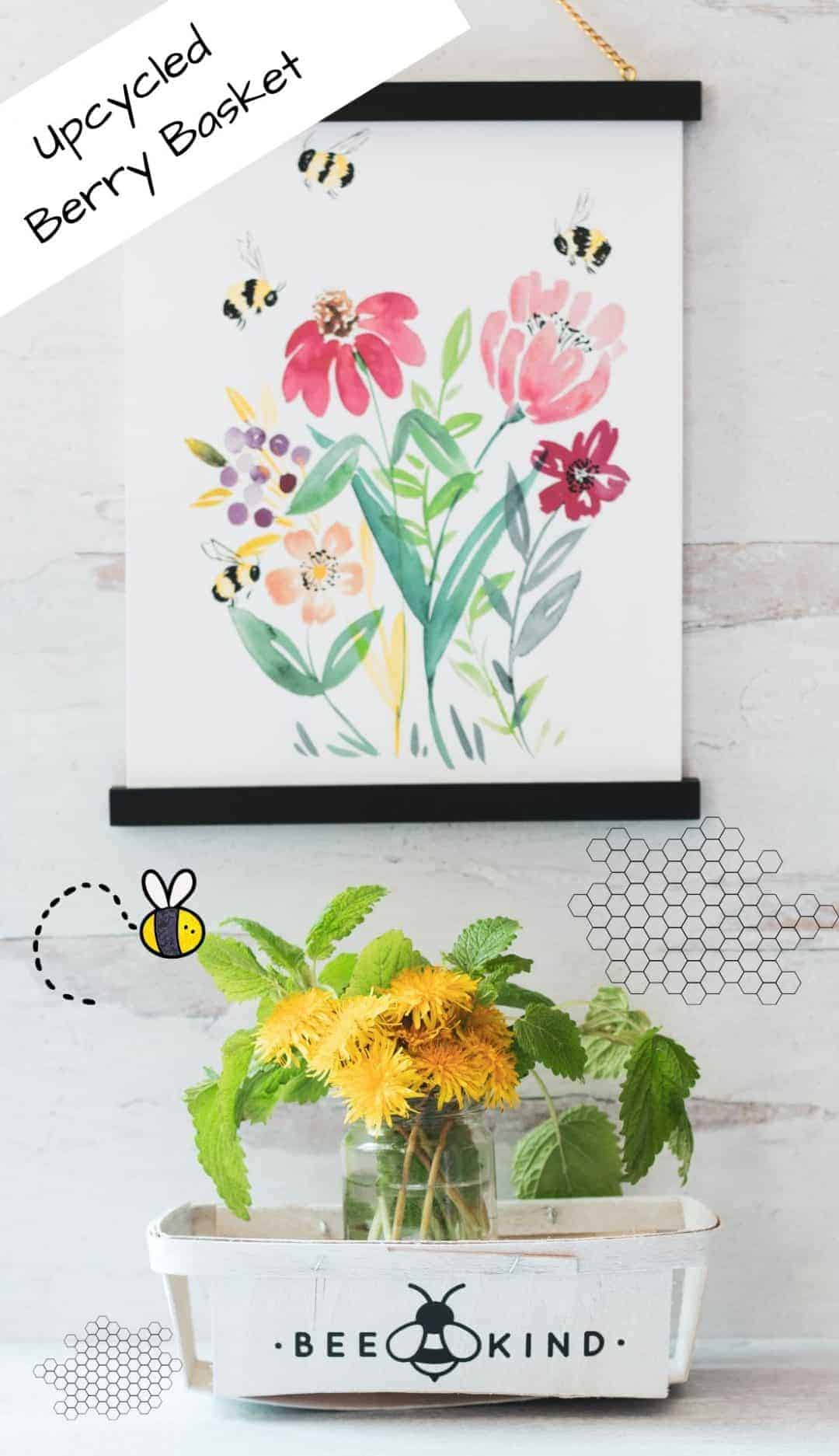 Upcycled Berry Basket - The How-To Home