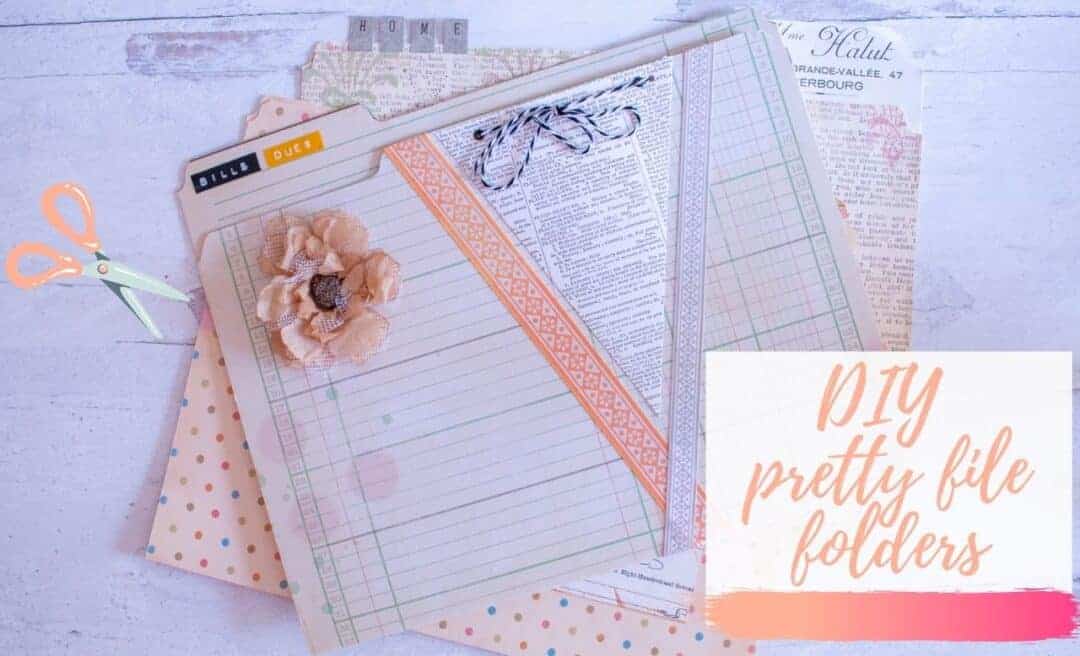 DIY Pretty File Folders - The How-To Home