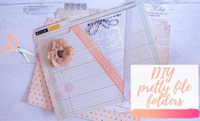 DIY Pretty File Folders - The How-To Home