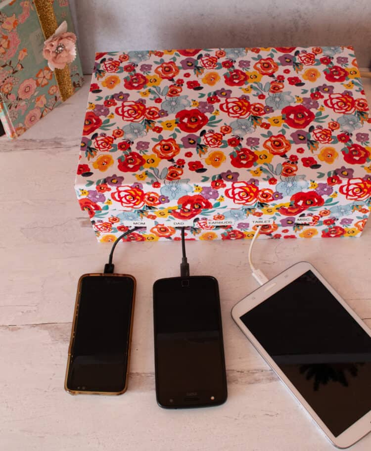 DIY Family Charging Station - The How-To Home