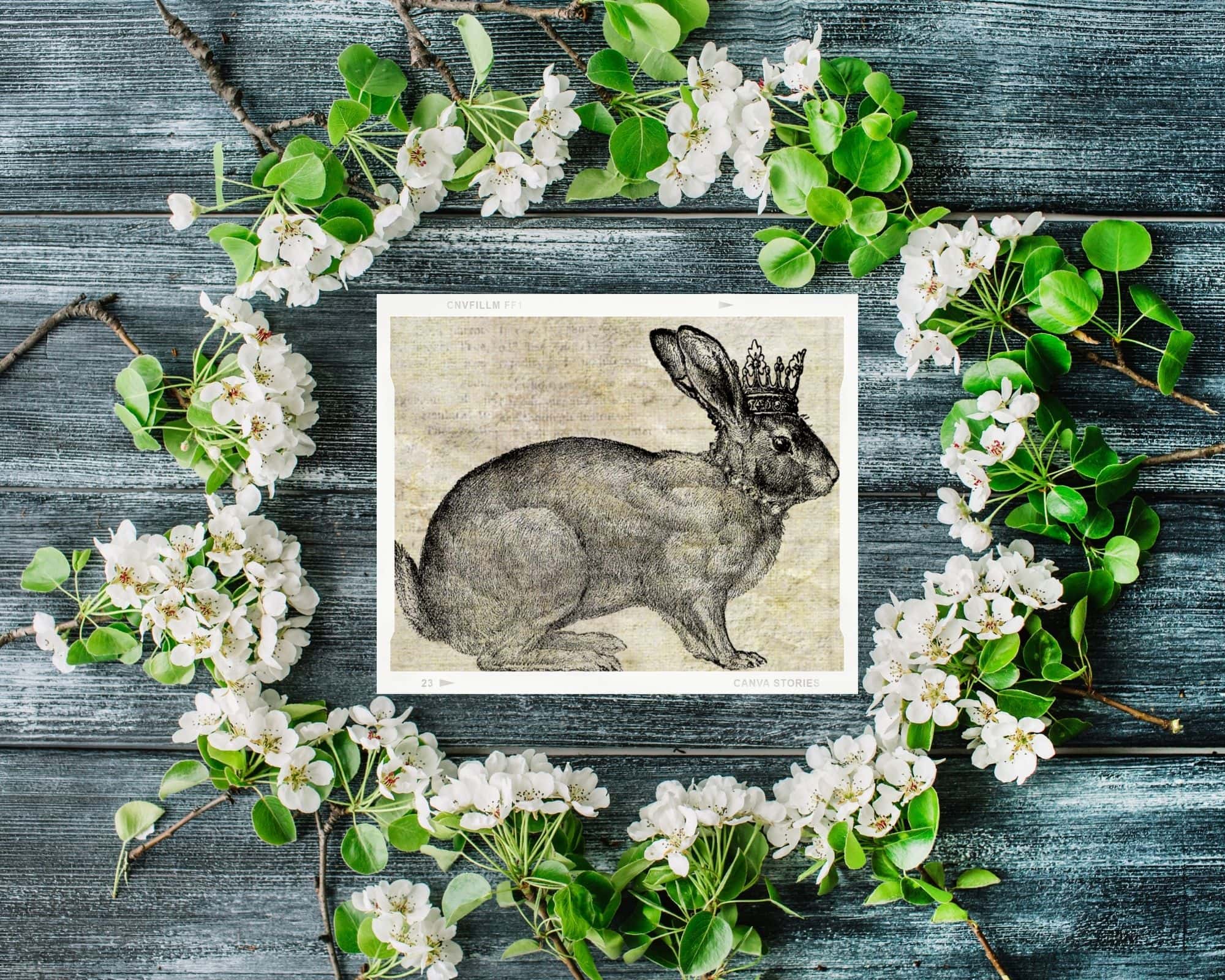 Vintage Rabbit Printable - The How-To Home