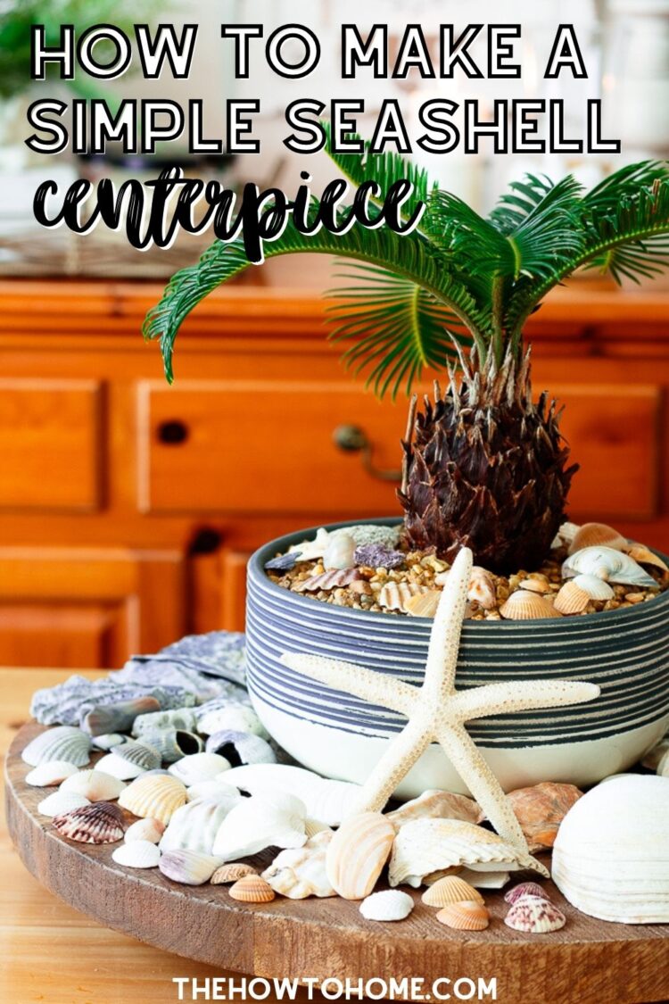 How to Make a Simple Seashell Centerpiece - The How-To Home