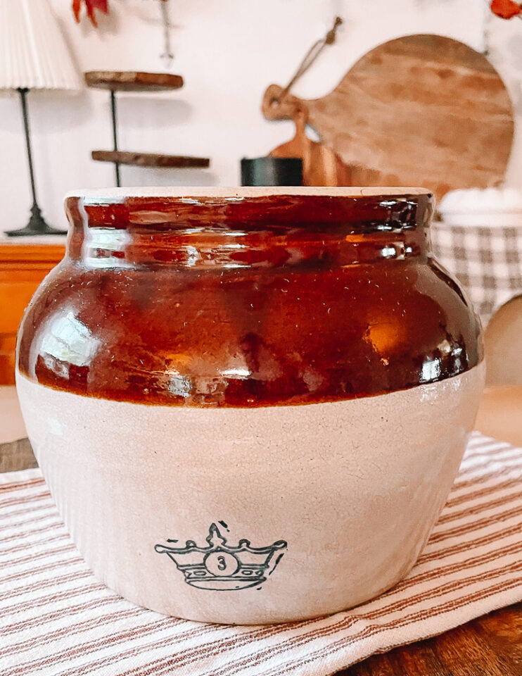 How to Use a Vintage Bean Pot for a Sunflower Bouquet - The How-To Home