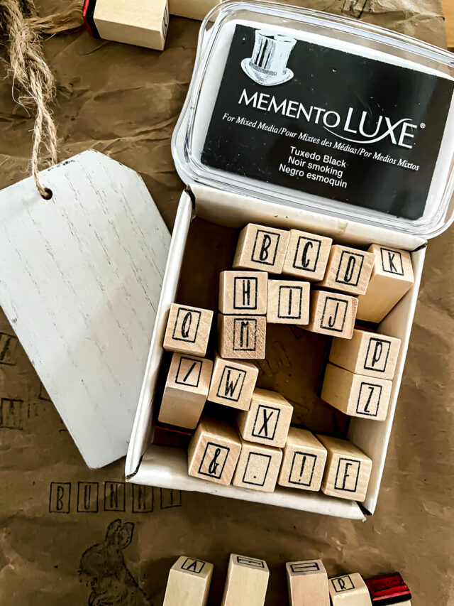 Bead Garland Tag DIY - The How-To Home