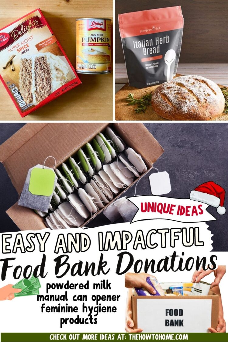 Easy and Impactful Christmas Food Bank Donations - The How-To Home