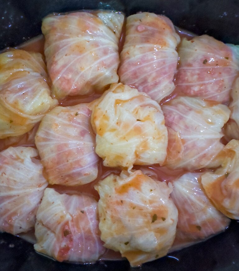My Polish Mother's Stuffed Cabbage Roll Golumpki Recipe - The How-To Home