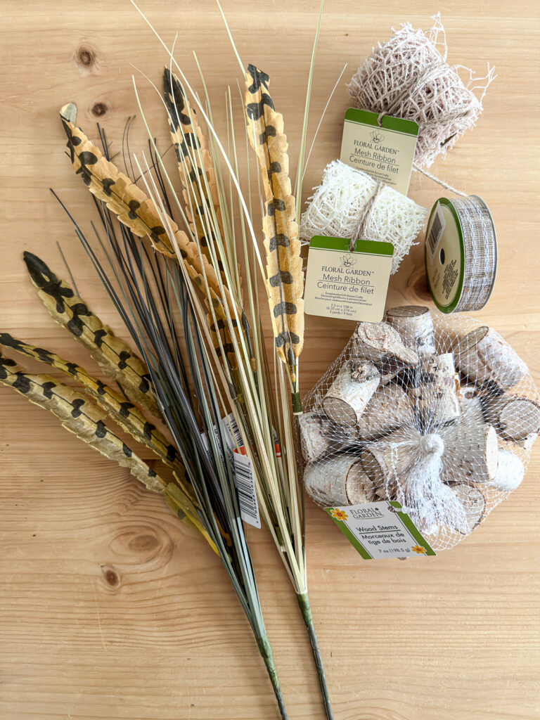 Dollar Store Feather and Wood Stem Place Cards - The How-To Home