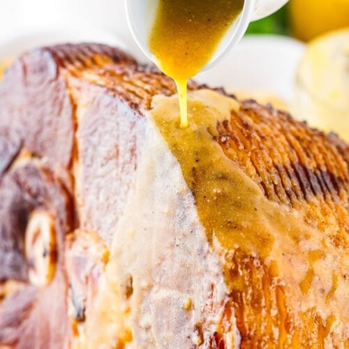 Baked Ham with Pineapple and Brown Sugar Glaze - The How-To Home