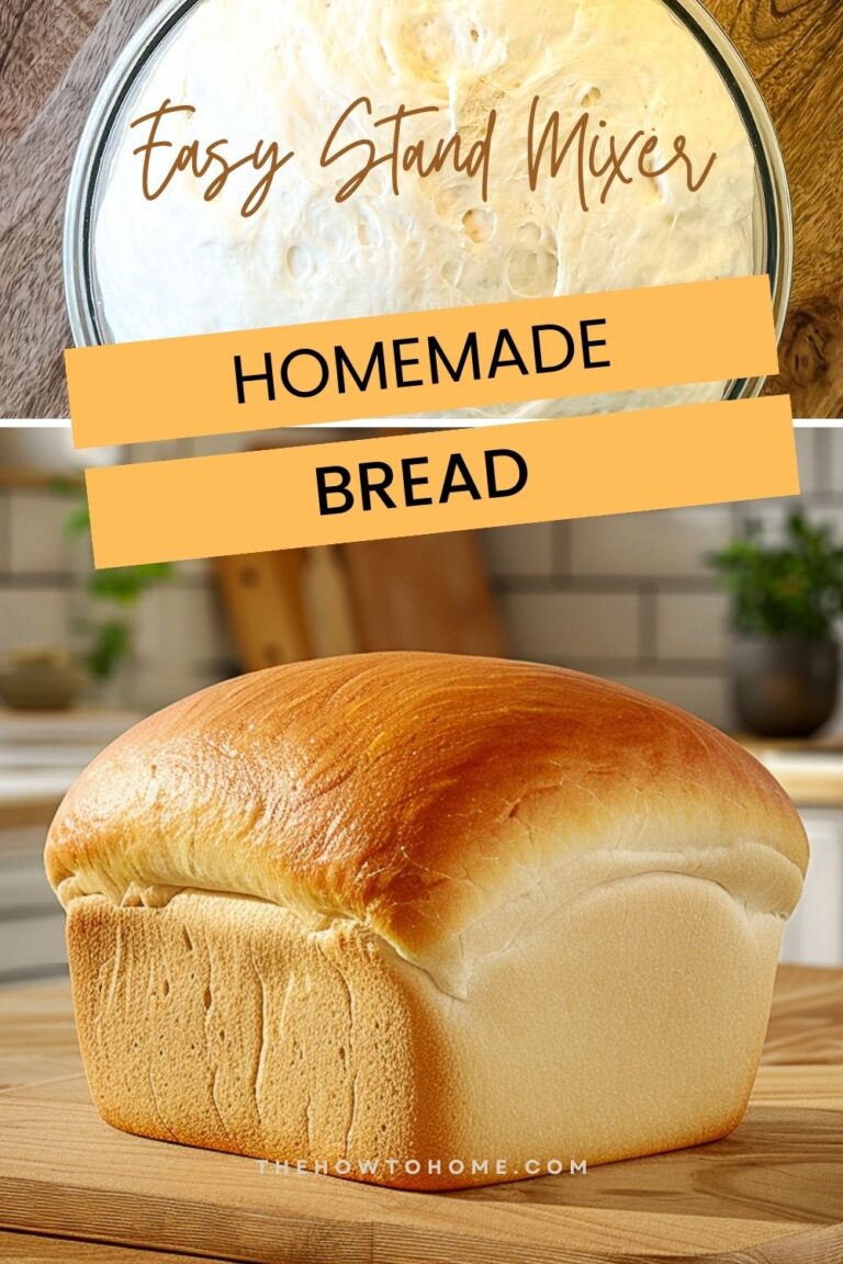 Easy Homemade Bread Recipe Using a Stand Mixer - The How-To Home